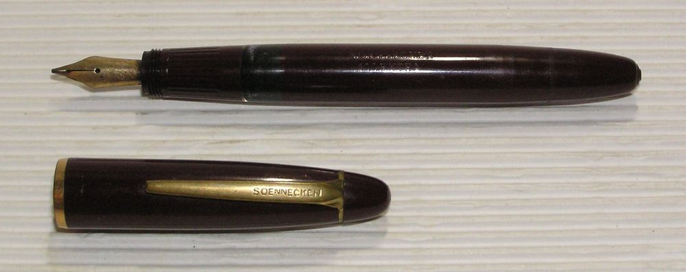 ALTER SOENNECKEN FÜLLER FÜLLFEDERHALTER GOLDFEDER 14 K 585 (Gebraucht ...