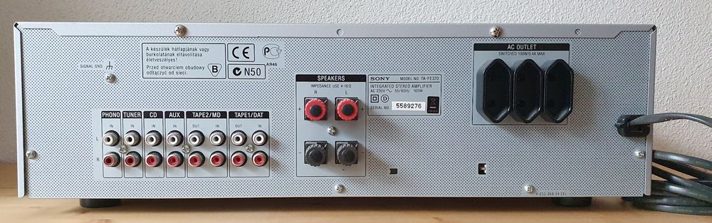 Sony Verstärker, Boxen u. versch. Audio-Kabel (Gebraucht) in Wirzweli ...