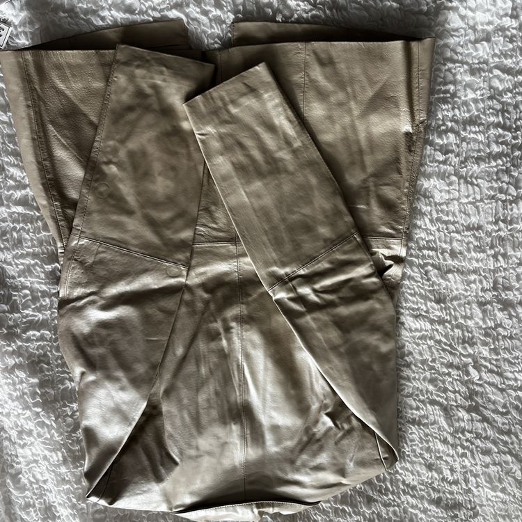 Elegante Damen Leder Jacke in Beige, Grösse 38, Top Zustand! (Neu ...