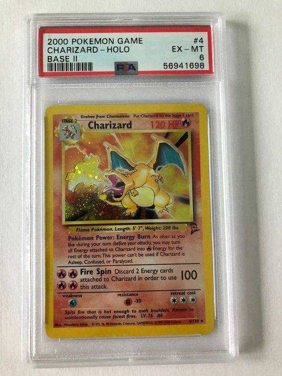 Charizard set base 2 - PSA6 - EX/MT -ab1 (Gebraucht) in Giubiasco für CHF 201 – mit Lieferung ...