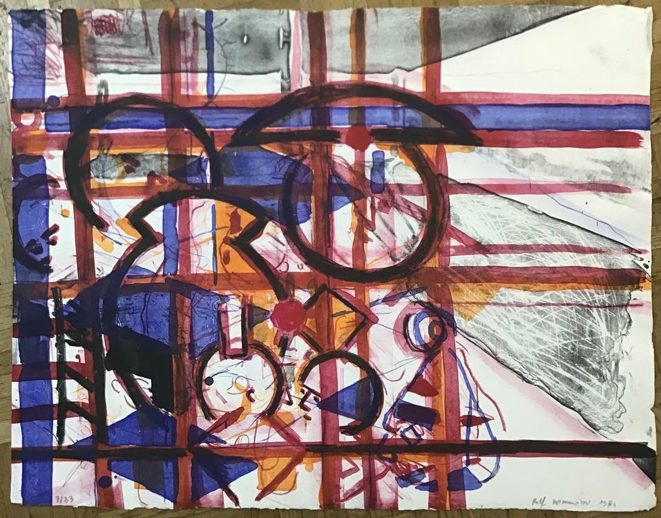 Rolf WINNEWISSER (1949) Lithographie Handsigniert | Kaufen auf Ricardo