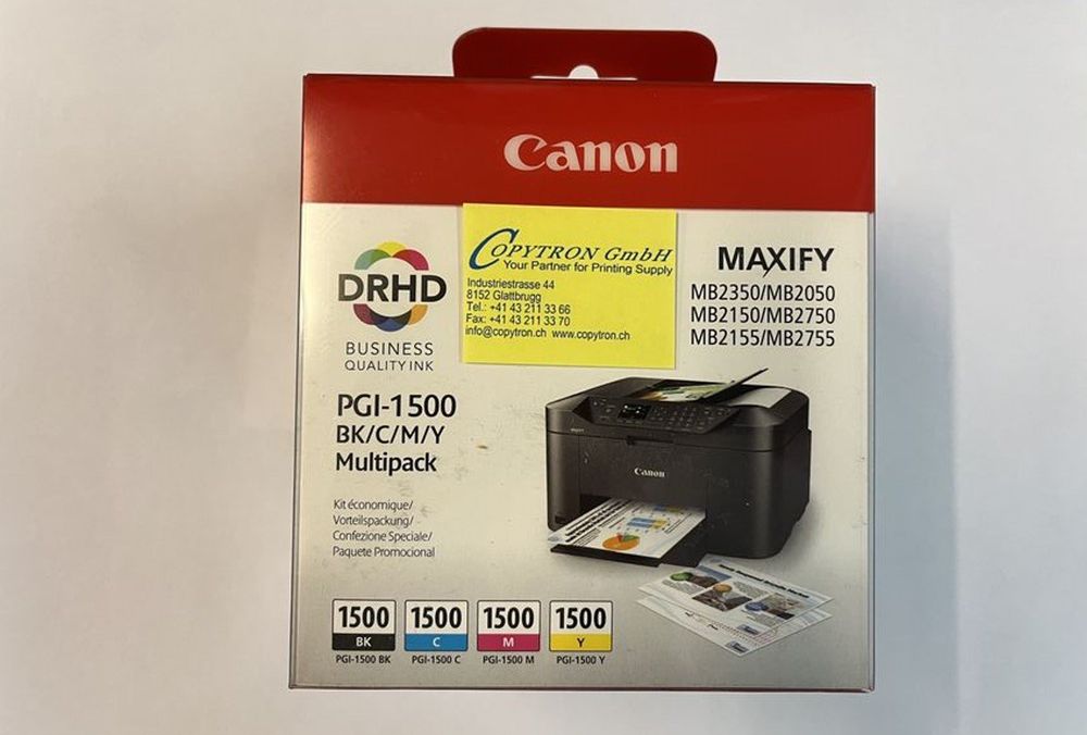 4 Stk. Original Canon PGI-1500 Patronen in Multipack (Neu und ...