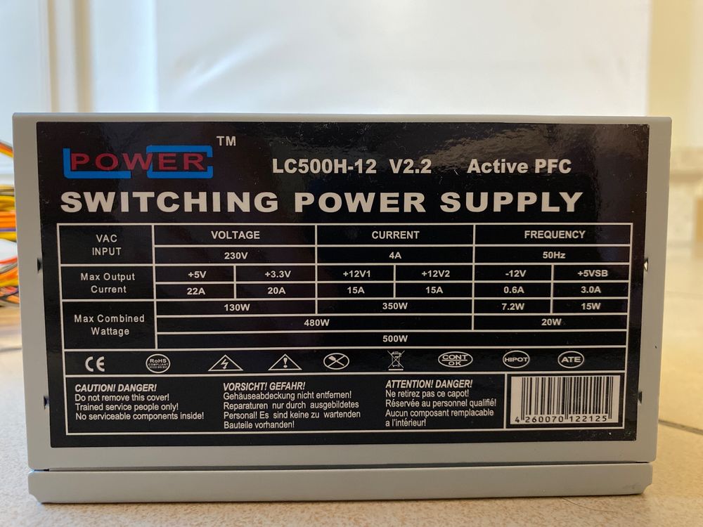 LC-Power Office Series - LC500H-12 V2.2 (Gebraucht) in Thônex für CHF 1 ...