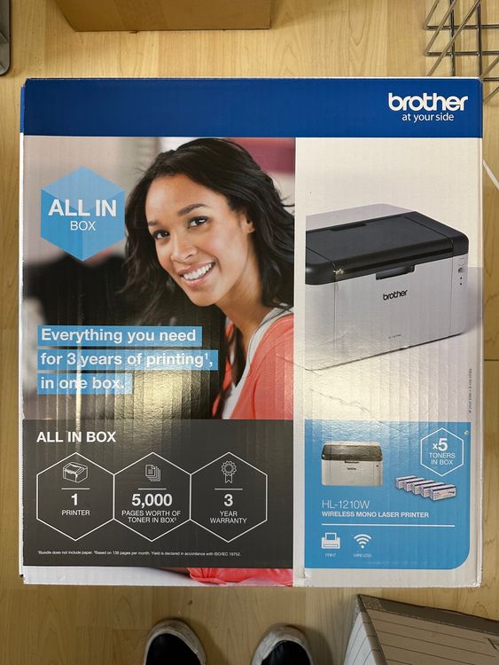 Brother Wireless Mono Laser Printer *NEU* (Neu und originalverpackt) in ...