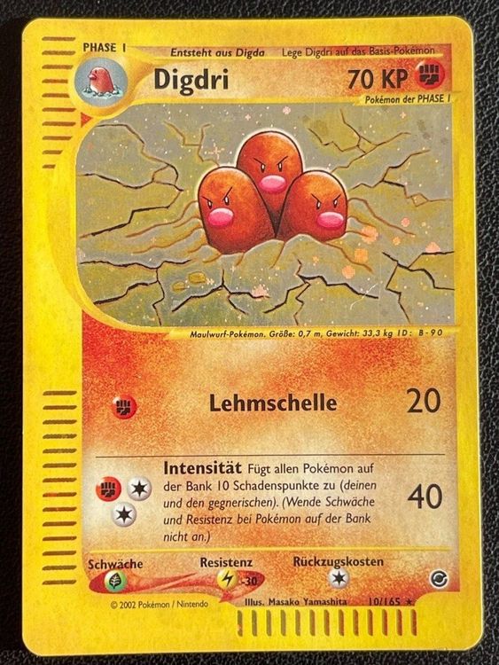 Digdri 10/165 Holo Rare Pokémon Expedition (Neu (gemäss Beschreibung ...