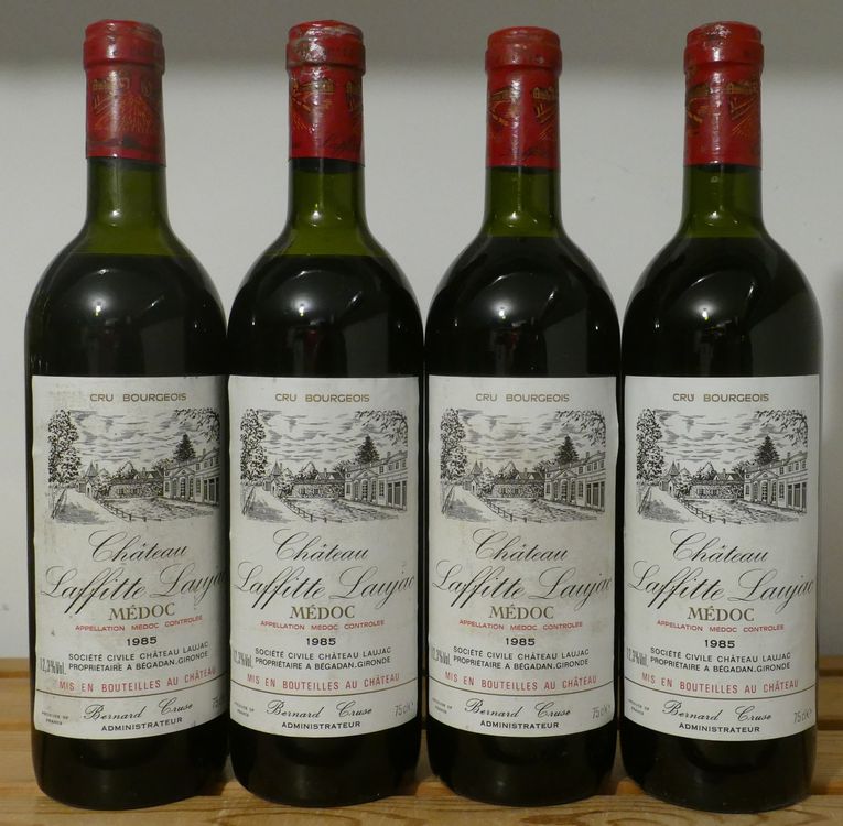 4 Fl. Chateau Laffitte Laujac 1985 (Neu (gemäss Beschreibung)) in ...