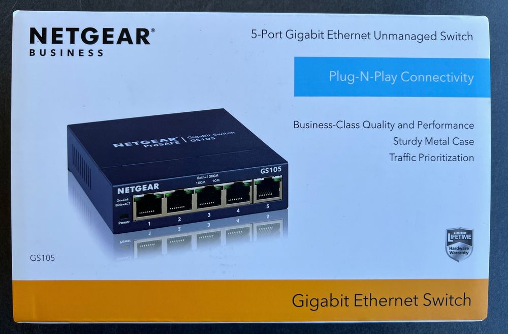 Netgear 5-Port Gigabit Ethernet Switch (Gebraucht) in Brunnen für CHF ...