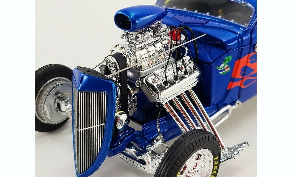 GMP Rat Fink Blown 34 Hot Rod 1/18 Big Daddy Ed Roth Ford Al (Neu und ...