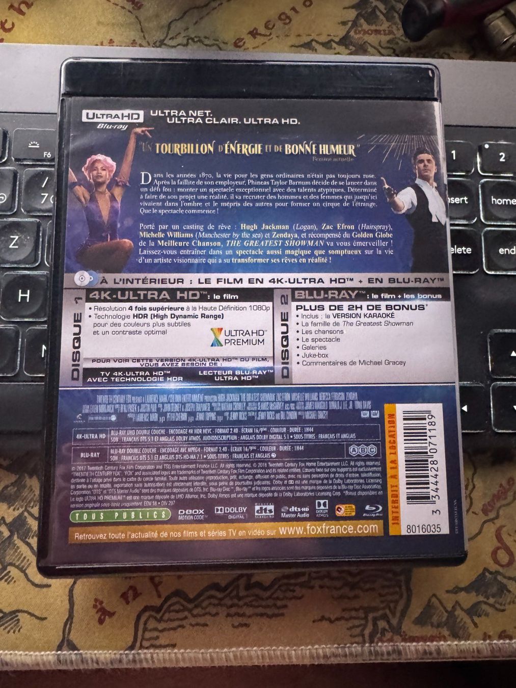 The Greatest Showman (2017) - 4K UHD + Blu-ray (Gebraucht) in Semsales ...