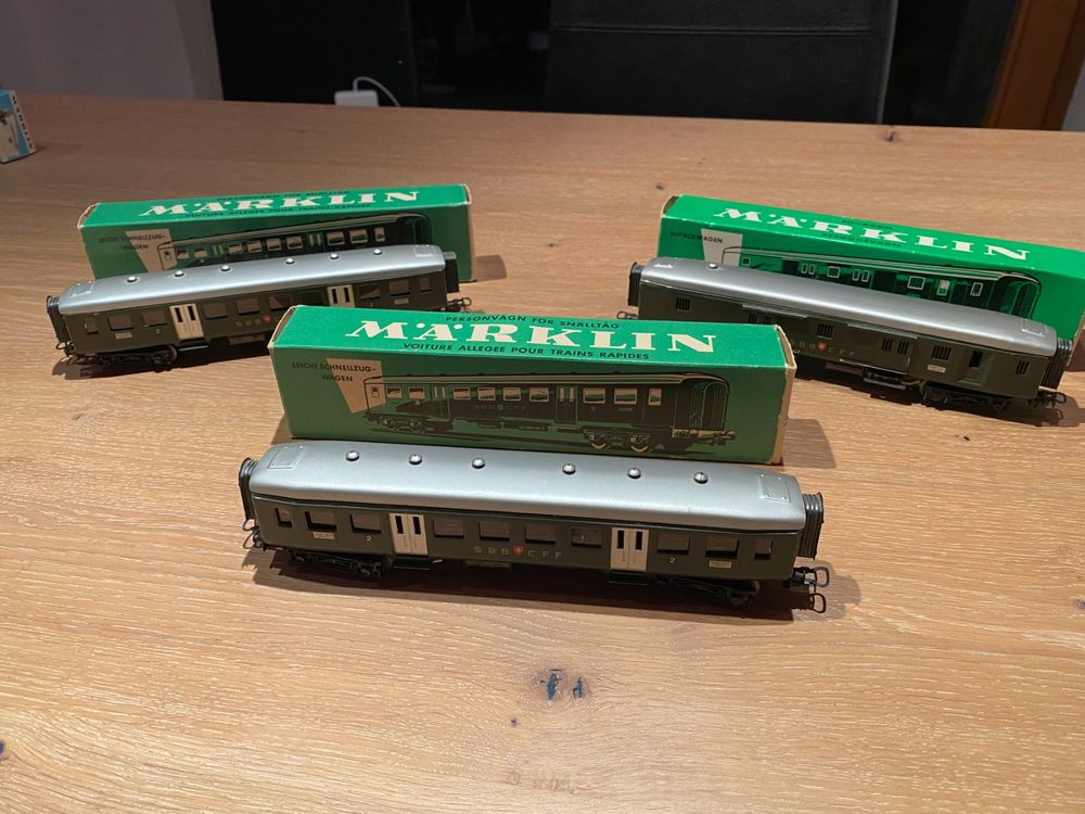 Märklin H0 3 Leichtschnellzugwagen 4038 (Gebraucht) in Ramlinsburg für ...