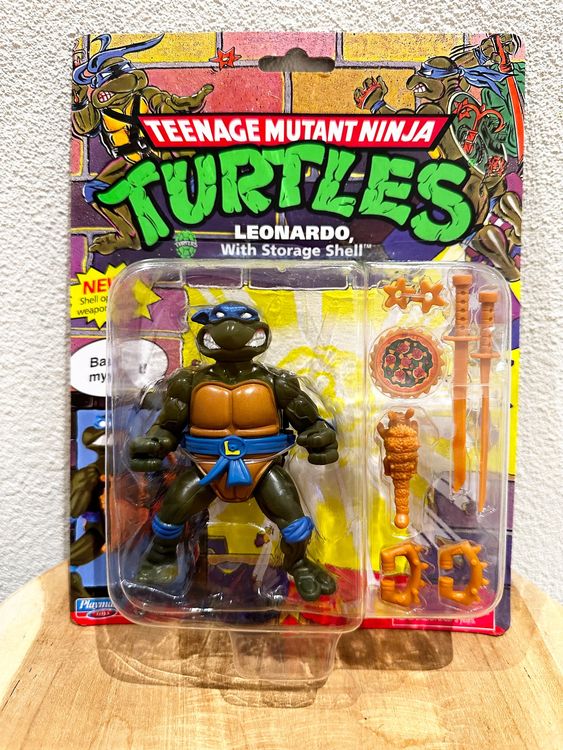 Neu tmnt 2022 Playmates Ninja Turtles leonardo Storage Shell (Neu und ...