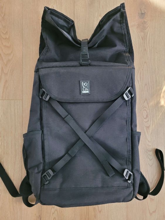 Chrome rolltop backpack - black | Kaufen auf Ricardo