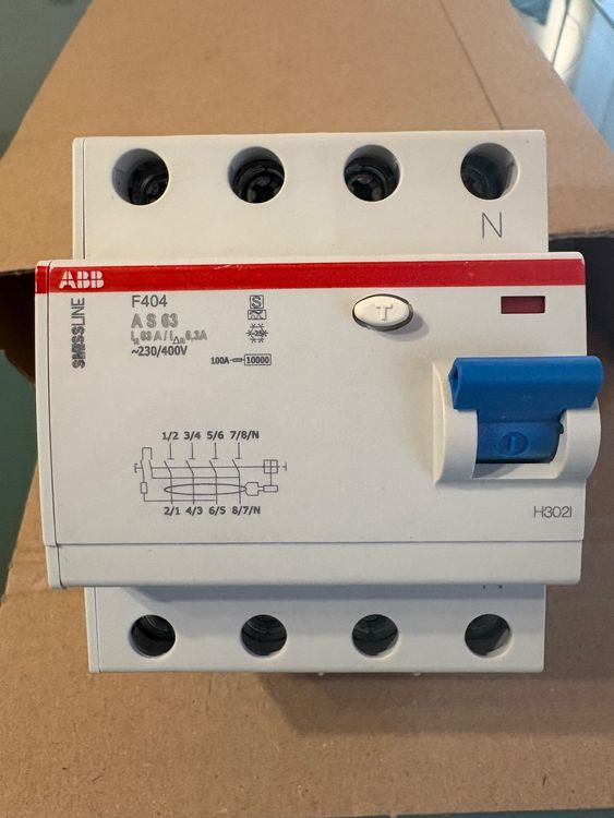 ABB F404A-S63/0,3 Fehlerstromschutzschalter 7612270104369 (Neu (gemäss ...