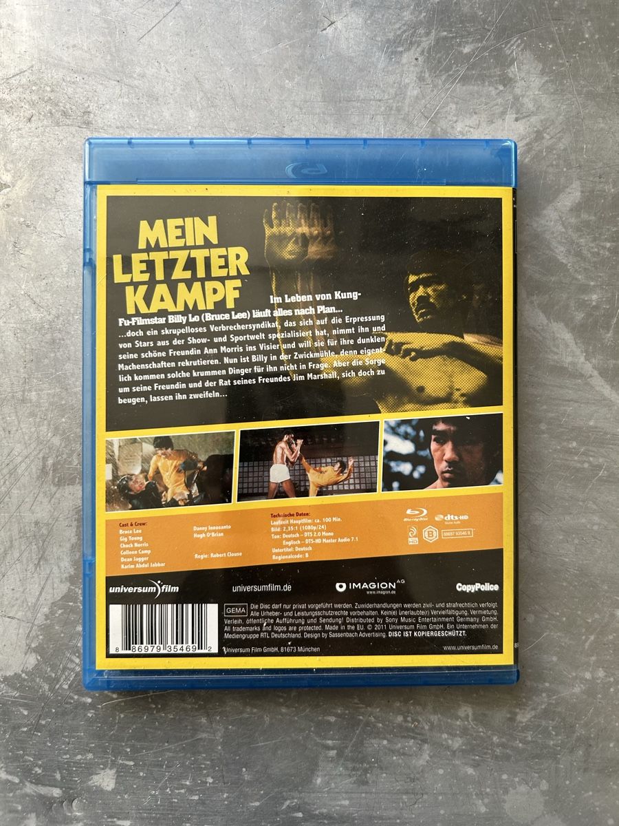 Bruce Lee - Mein Letzter Kampf - Bluray Uncut [1978] (Gebraucht) in ...