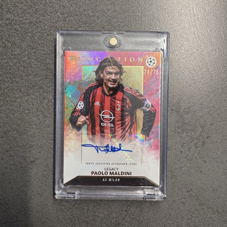 Paolo Maldini Legend Autograph /75 -Ac Milan (Gebraucht) in Dübendorf ...