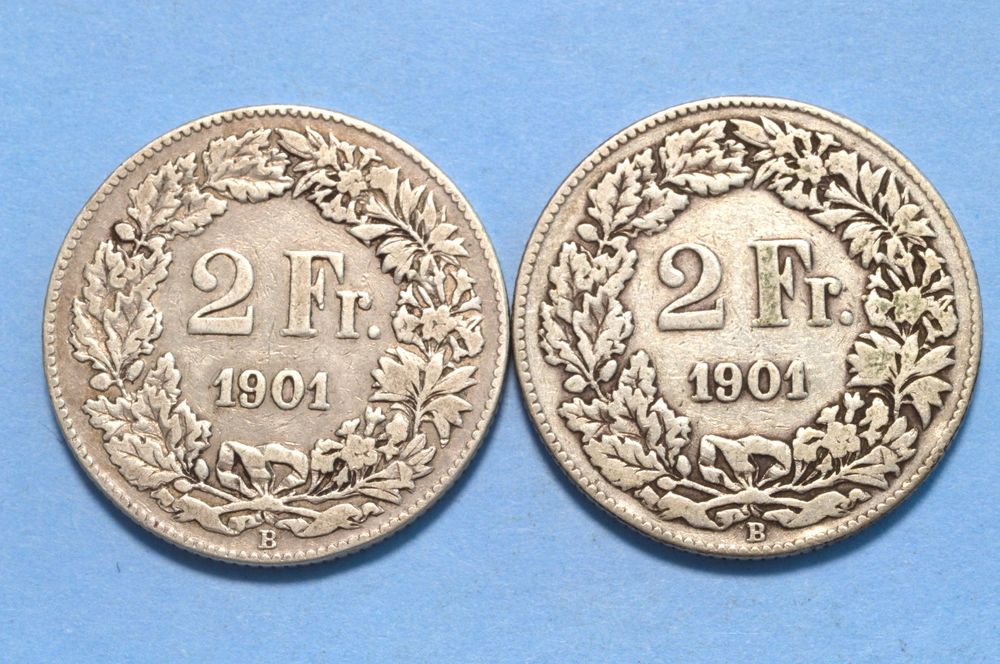 2 Franken 1901 (2X) | Kaufen auf Ricardo