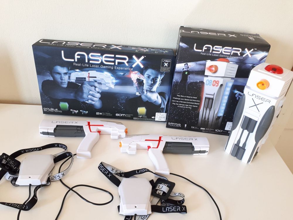 Laser x, Set. pistole, kanone gun, nerf. | Kaufen auf Ricardo