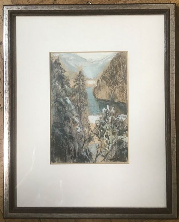 Landschaft Gemälde Mischtecknik Monogrammiert (Gebraucht) in Root für CHF 5 – mit Lieferung auf ...