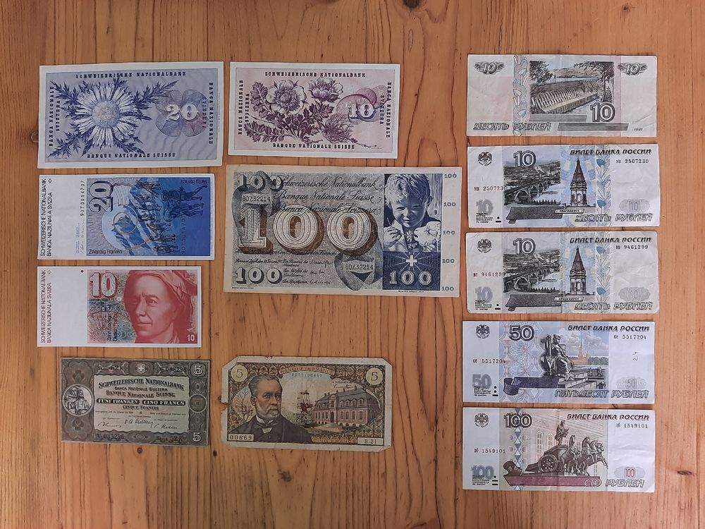 Banknoten (Gebraucht) in Wallisellen für CHF 150 – mit Lieferung auf ...