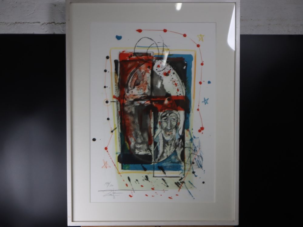 Rolf Knie (1949) Org. Lithographie Clown - Handsigniert | Kaufen auf Ricardo