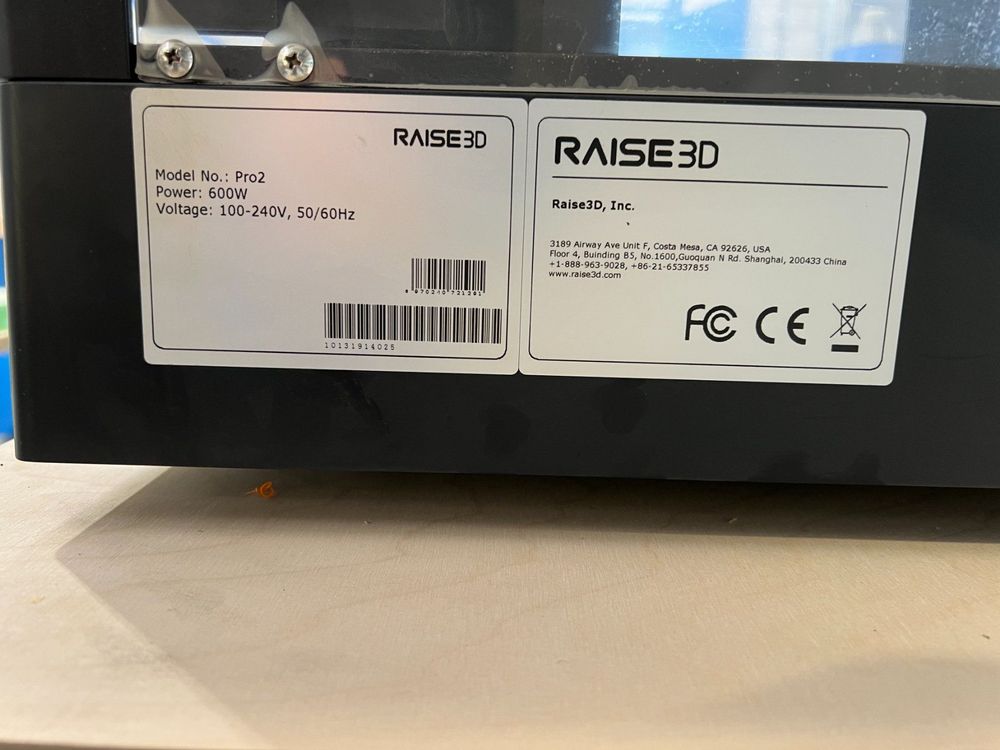 3D-Drucker Raise3D Pro 2 (Defekt) in Kallnach für CHF 390 – nur ...