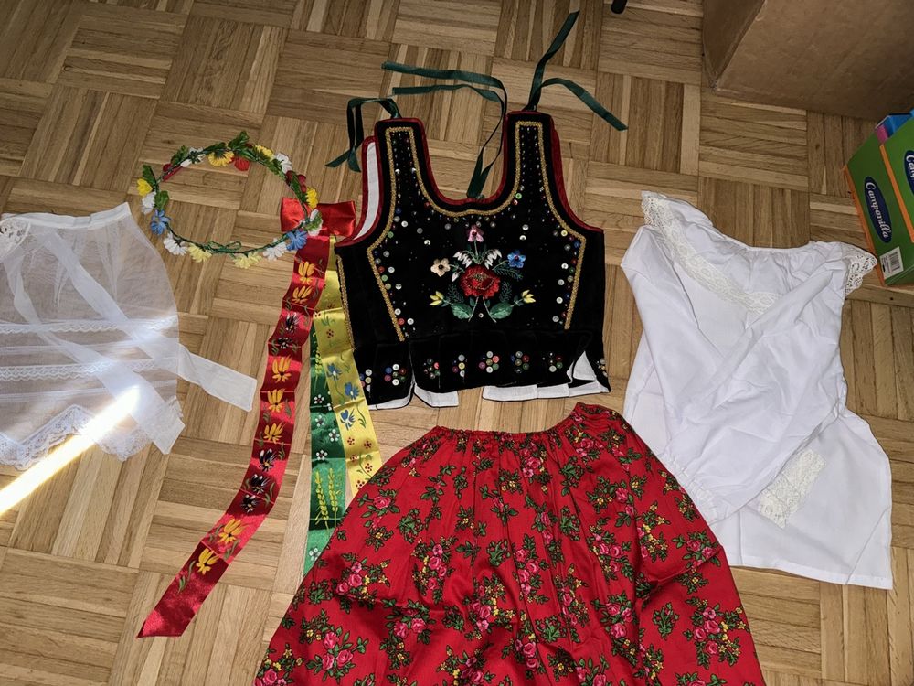 Costume traditionnel fille polonais brodé vintage (Neu (gemäss ...