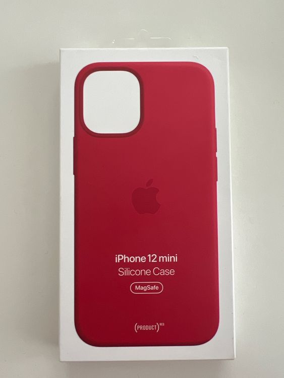 Apple iPhone 12 mini Silicone Case mit MagSafe, red | Kaufen auf Ricardo