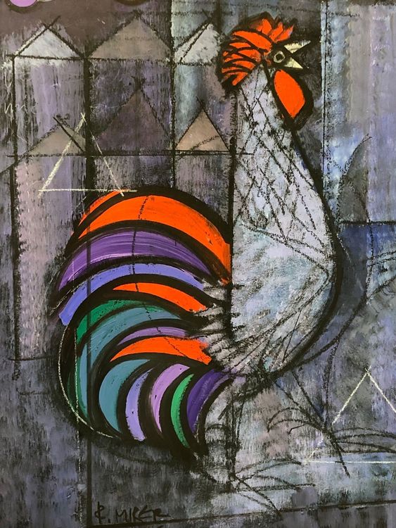 Rudolf Mirer - Originalgemälde "Rex, le roi" datiert 1996 (Gebraucht ...