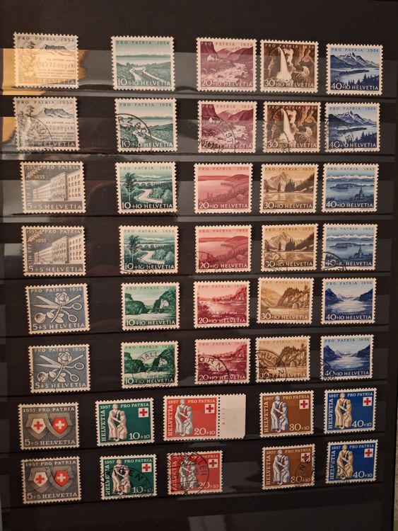 PP gestempelte und ungestempelte Sammlung in einem Album (Gebraucht) in ...