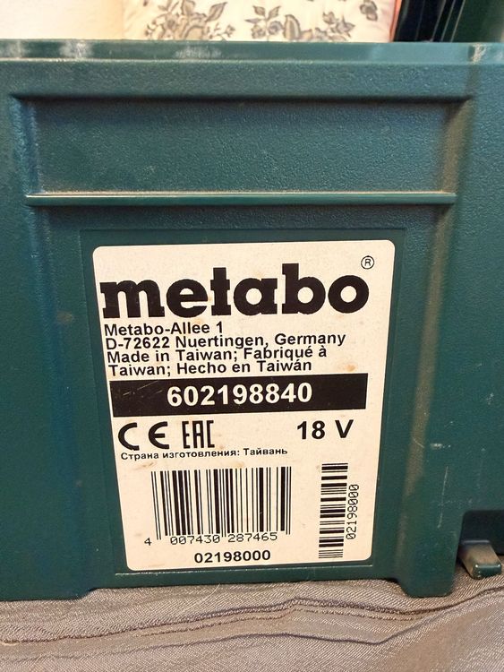 Metabo SSW 18 LTX 600 Akku Schlagschrauber CAS System (Gebraucht) in ...