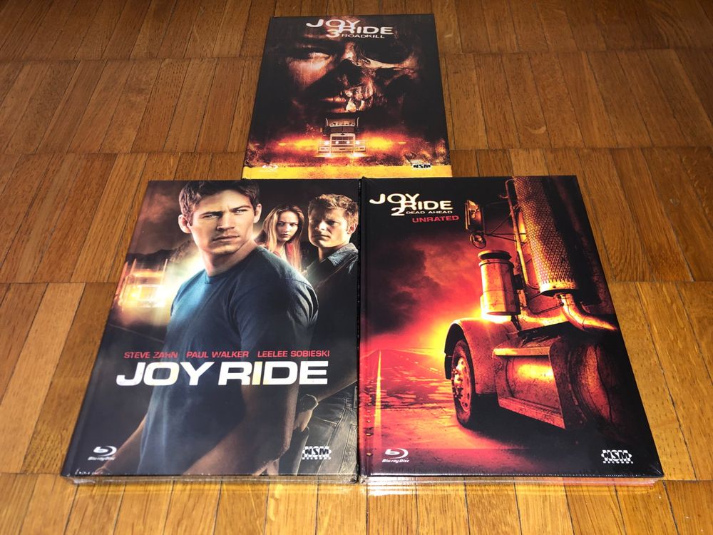 Joy Ride 1,2 & 3 - 3 MEDIABOOKS - B - UNCUT (Neu und originalverpackt ...