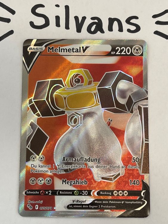 Melmetal V Full Art 075/078 Pokemon GO Deutsch | Kaufen auf Ricardo