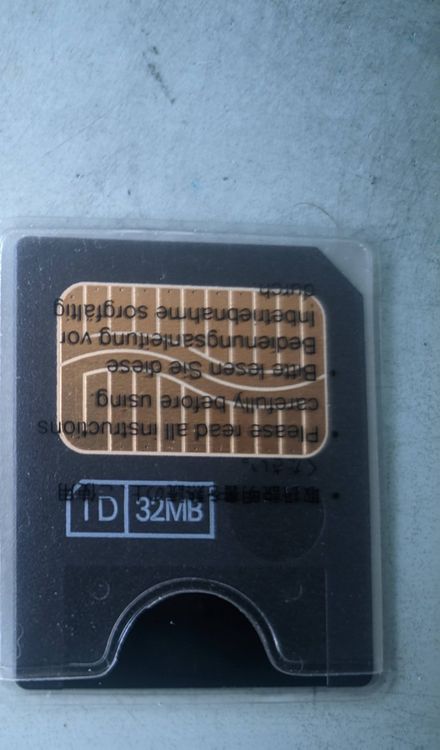 Olympus SmartMedia 32MB 3.3 M-8P v3 (Gebraucht) in Geneve für CHF 21 – mit Lieferung auf Ricardo ...