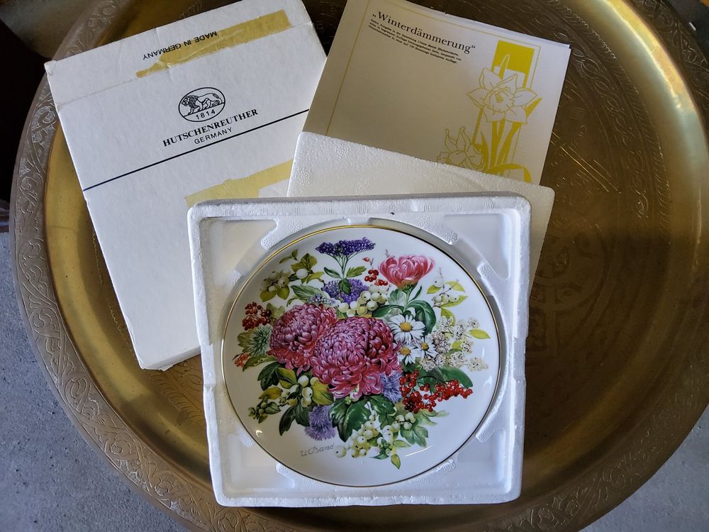 Porzellan Wandteller (Neu und originalverpackt) in Herisau für CHF 1 – mit Lieferung auf Ricardo ...