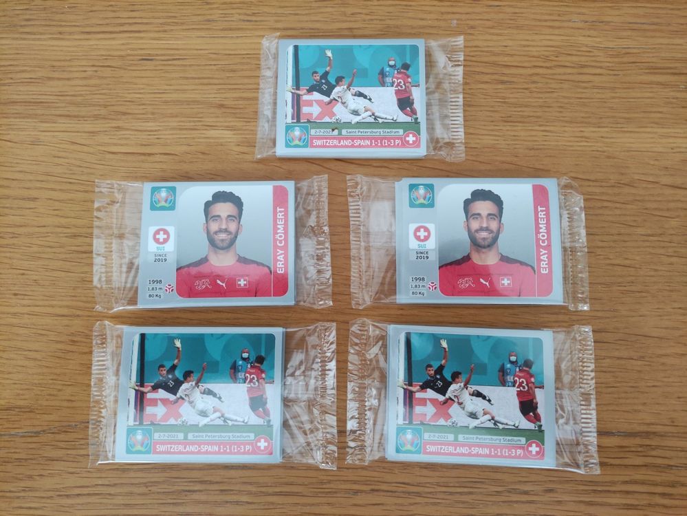 Panini EM20 Extra-Tüte Schweiz Pearl Edition (Neu und originalverpackt ...