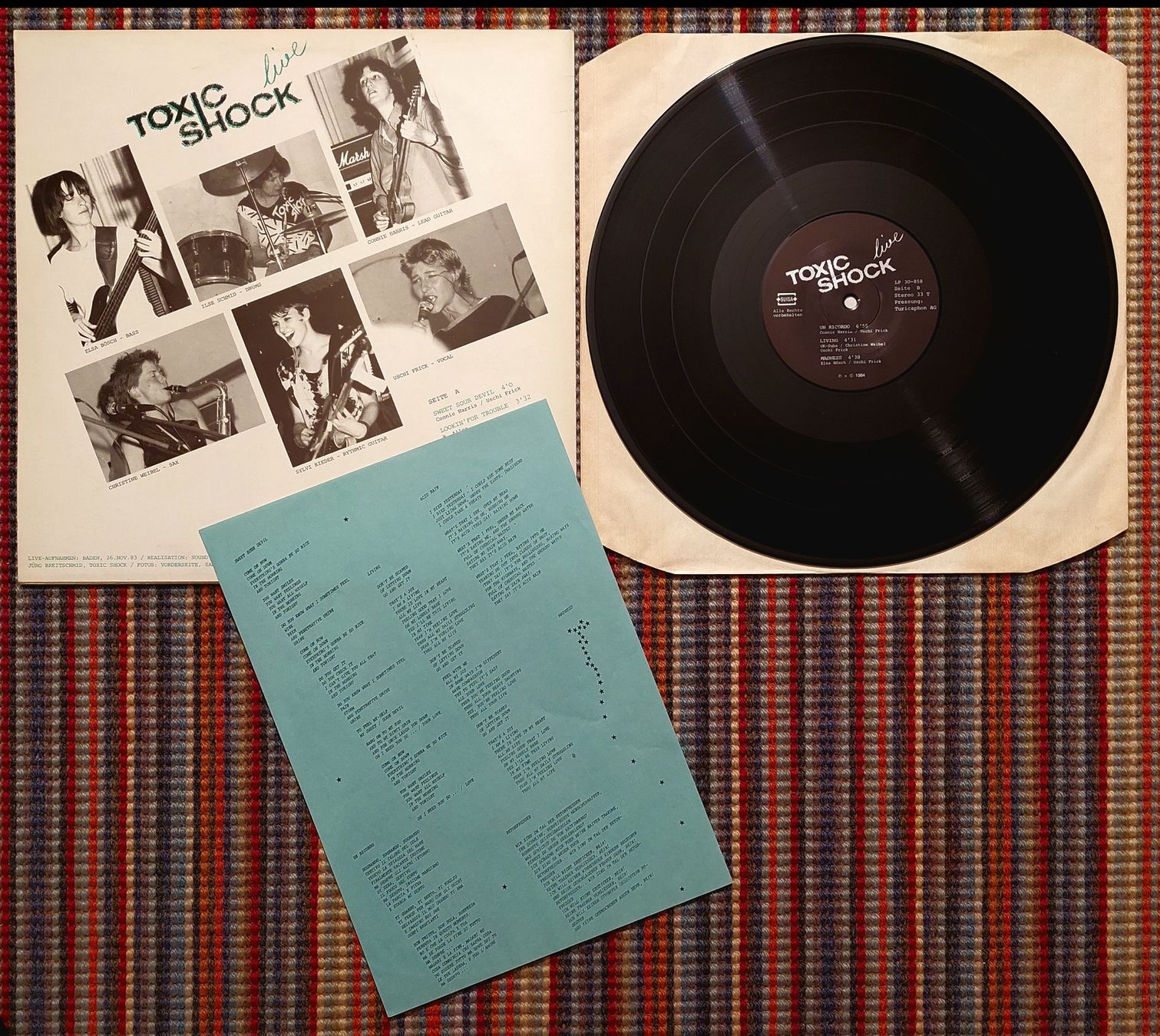 Toxic Shock - Live (Swiss-Punk, 1984 CH) (Gebraucht) in Widnau für CHF ...