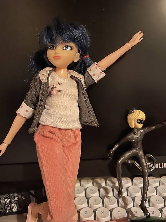 Miraculous Ladybug Marinette Puppe unf cat noir Figur (Gebraucht) in ...