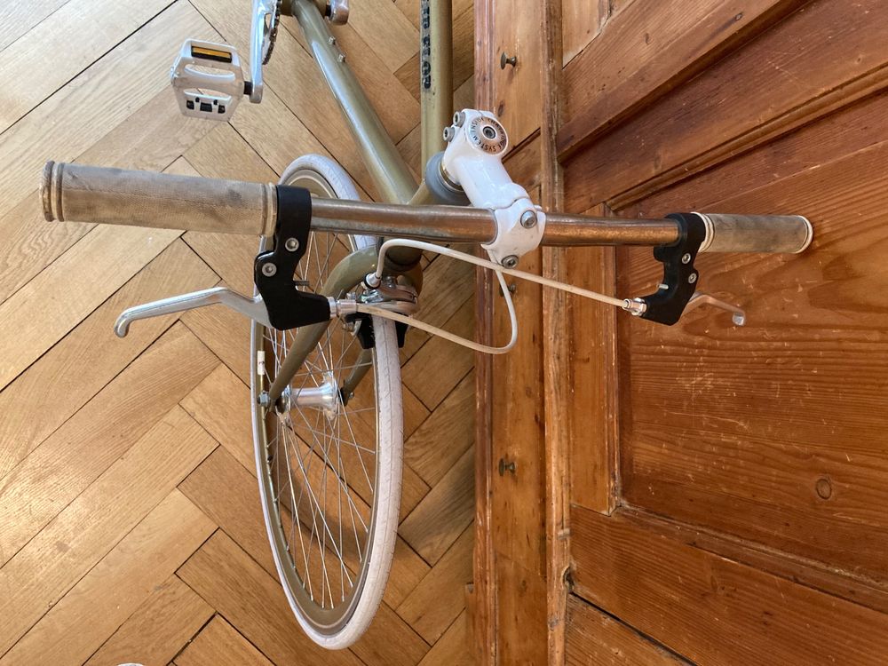 Singlespeed Velo Gold Weiss Bike Fahrrad Retro Vintage Look | Kaufen ...