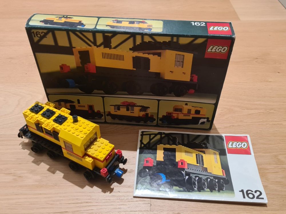 Vintage LEGO Eisenbahn Rarität: Lego 162 Lokomotive von 1977 (Gebraucht ...