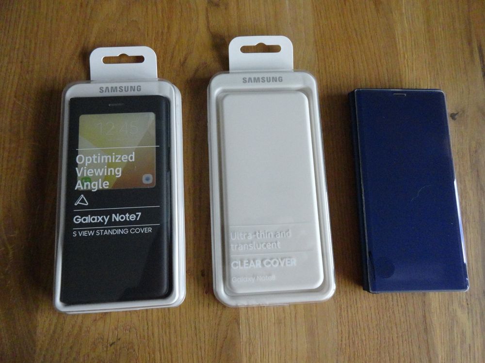 DREI SAMSUNG NOTE HANDYHÜLLEN - NOTE 7 + 8 + 9 | Kaufen auf Ricardo