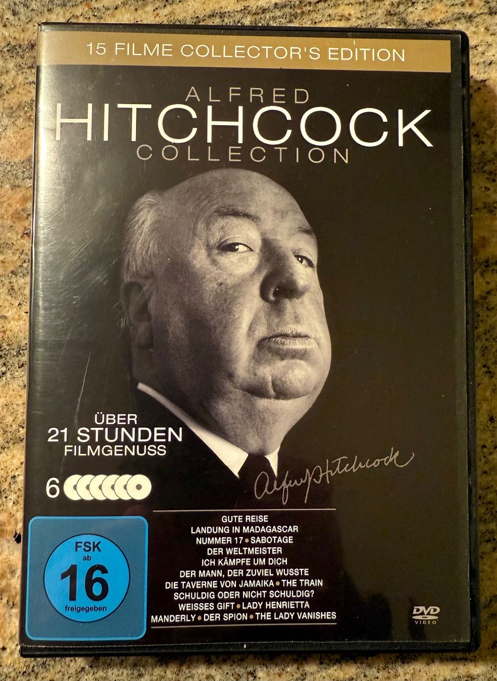 Alfred Hitchcock Collection DVD Box, 15 Filme (Gebraucht) in Goldach ...