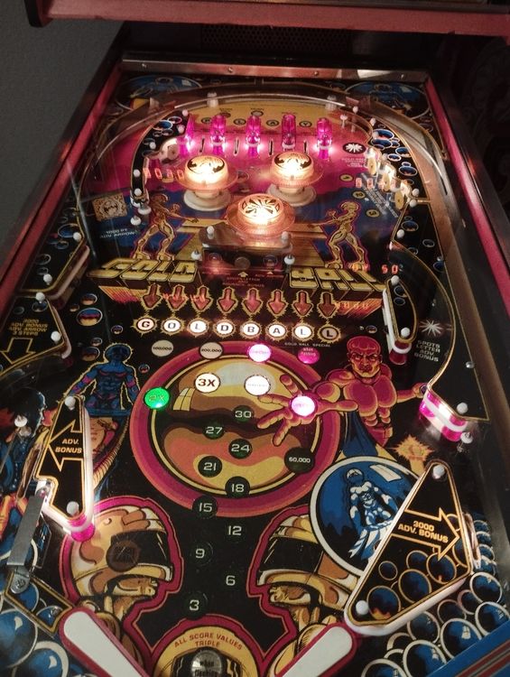 flipperkasten flipper pinball bally gold ball (Gebraucht) in Leibstadt ...