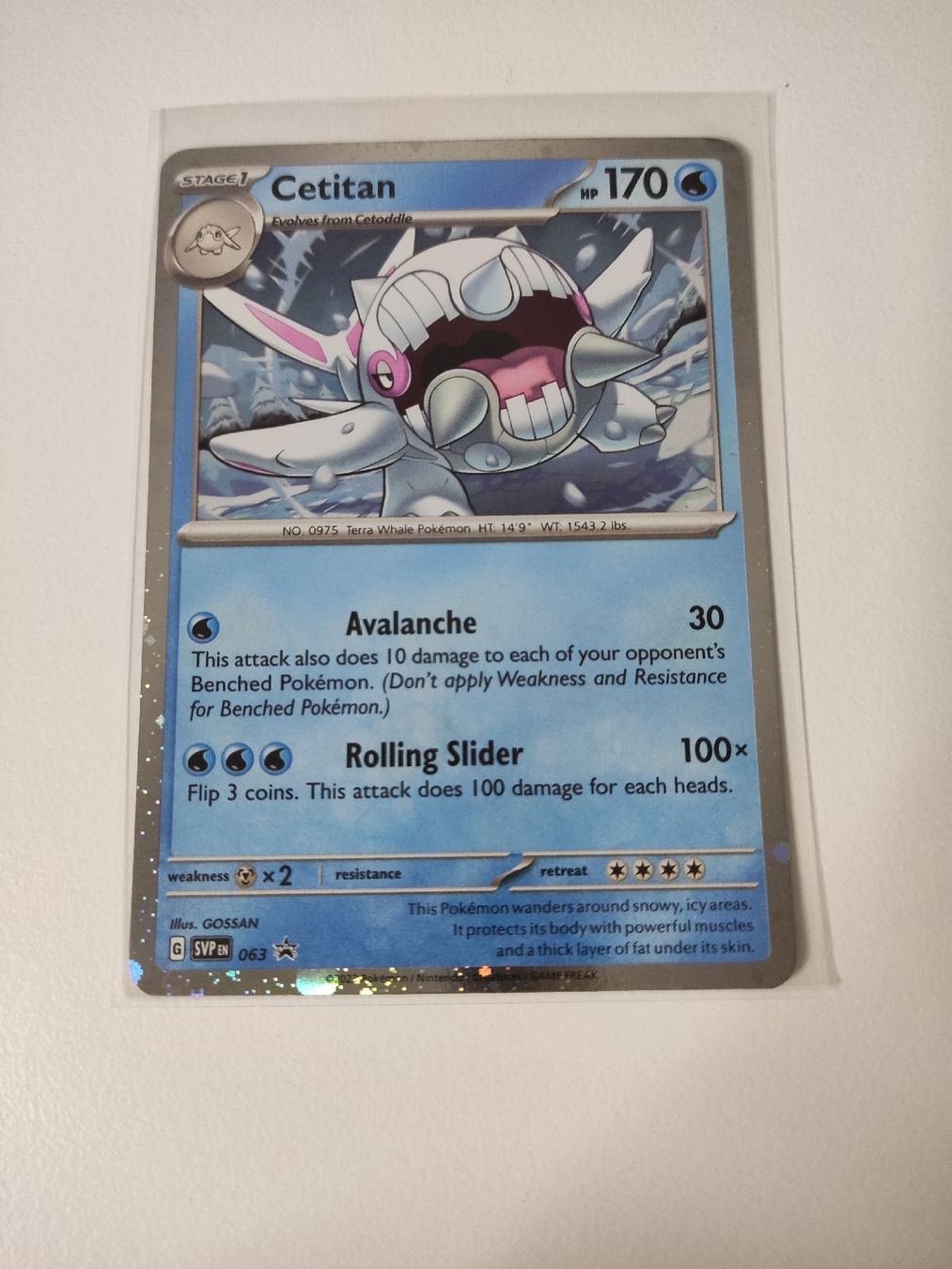 Pokemon Cetitan 063 (Cosmos Holo) Paradox Rift- Promo (Neu (gemäss ...