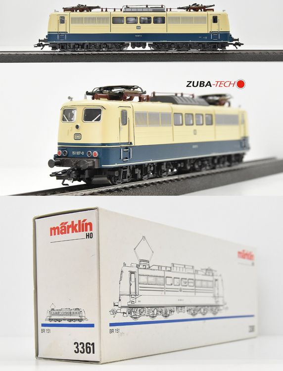 Märklin 3351 E-Lok BR 151 SBB H0 WS Analog mit OVP | Kaufen auf Ricardo