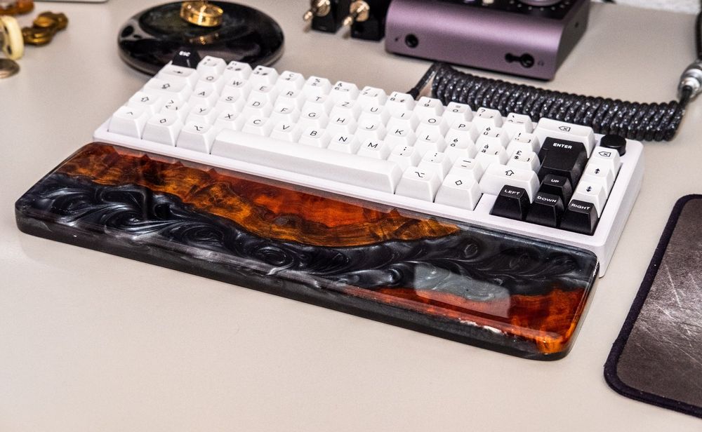 Epoxy Resin Keyboard Wrist Rest | Tastatur Handgelenkauflage (Neu ...