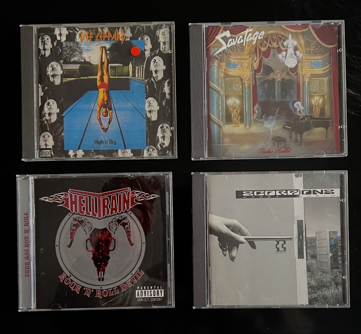 CD-Sammlung: Def Leppard, Scorpions, Savatage, Hellrain! (Gebraucht) in ...