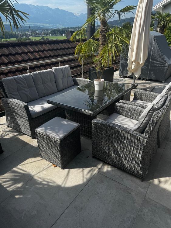 Rattan Outdoor Lounge (Gebraucht) in Alpnachstad für CHF 103 – nur Abholung auf Ricardo kaufen