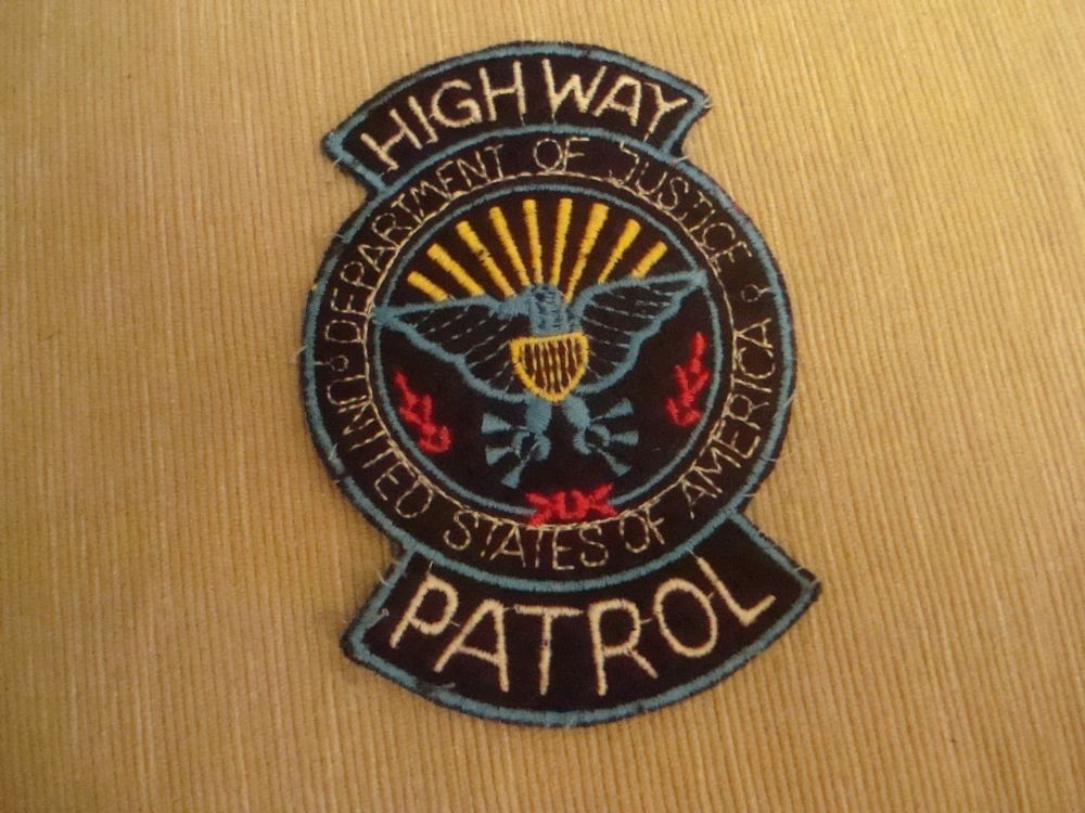 Patch - USA - Highway Patrol - Department of Justice (Gebraucht) in ...