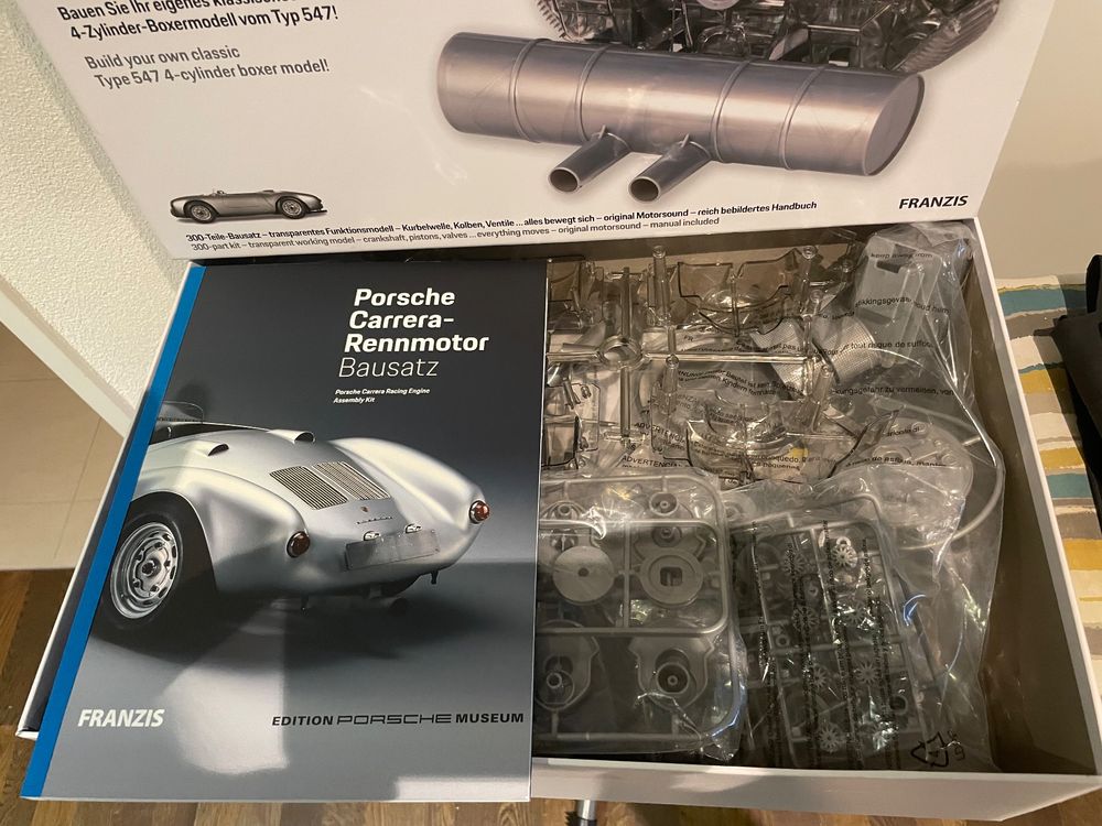 Bausatz NEU Porsche Carrera Rennmotor Typ 547 Modell 1:3 | Kaufen auf ...