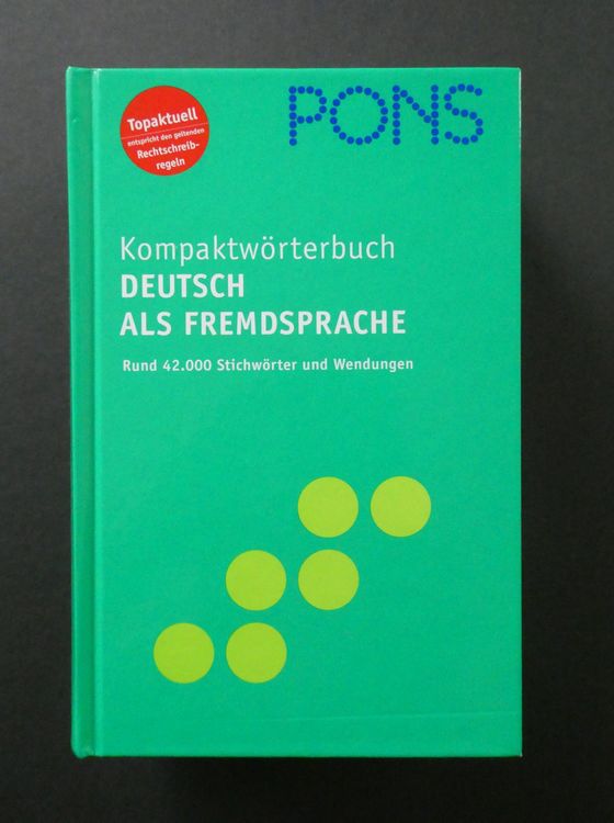 Wörterbuch PONS, Deutsch als Fremdsprache (Gebraucht) in Watt für CHF 8 ...